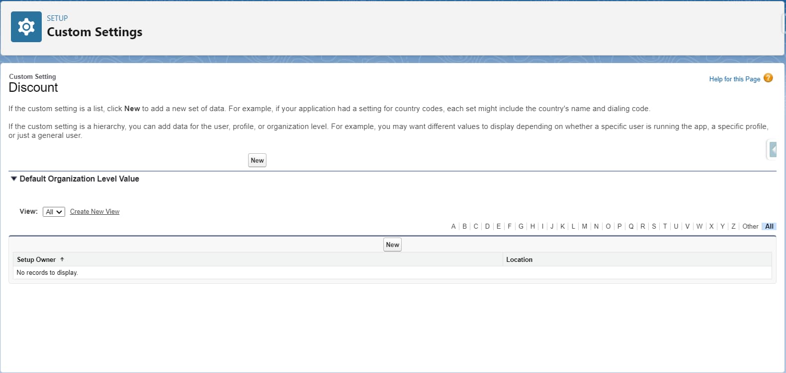 Custom Setting In Salesforce Let Create An App