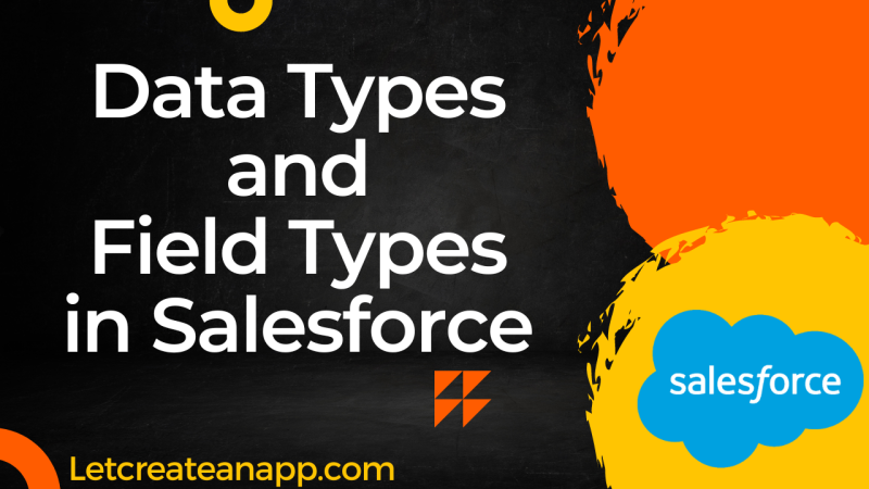 Data Types And Field Types In Salesforce Let Create An App